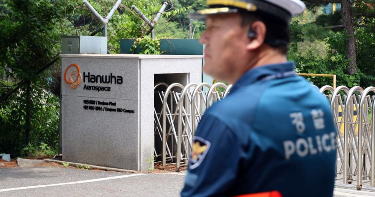 Five dead, two injured after blast at Hanwha Aerospace plant in S